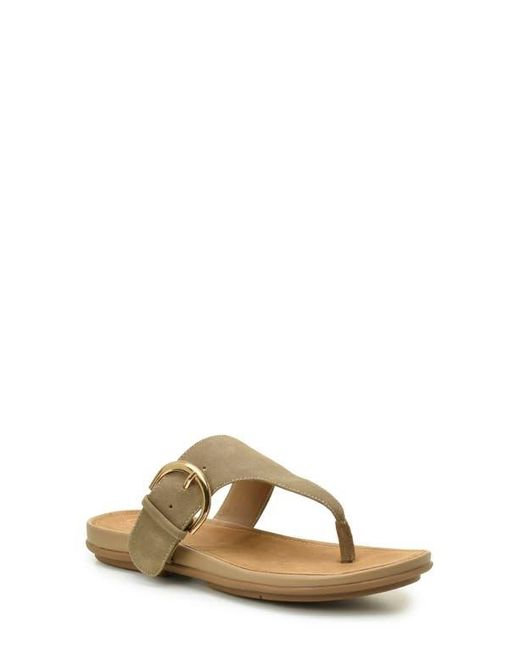 Catherine Malandrino Martie Thong Toe Sandal in Natural | Lyst