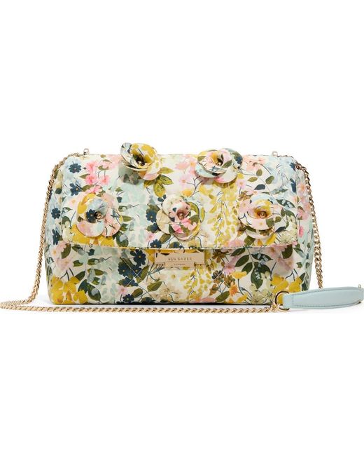 Ted Baker Ginn Marie Convertible Crossbody Bag in Metallic | Lyst