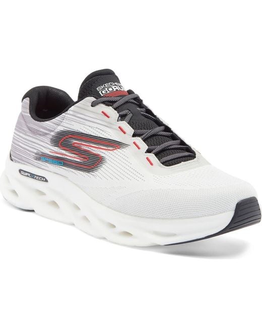 Skechers Go Run Swirl Tech Speed Sneaker in White for Men | Lyst