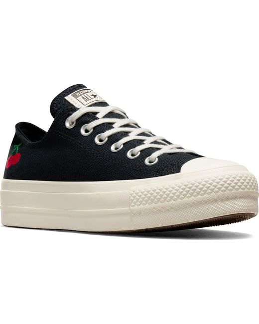Converse Chuck Taylor All Star Lift Platform Sneaker in Blue | Lyst
