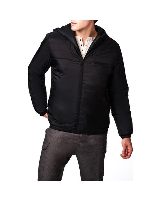 Bernardo Reactor Performance Ecoplume Packable Hooded Jacket in Black ...