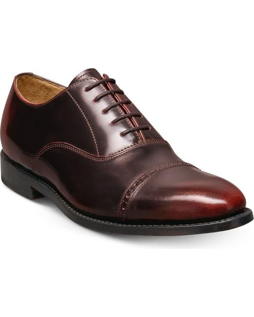 Allen Edmonds Brady Cap Toe Oxford in Brown for Men | Lyst