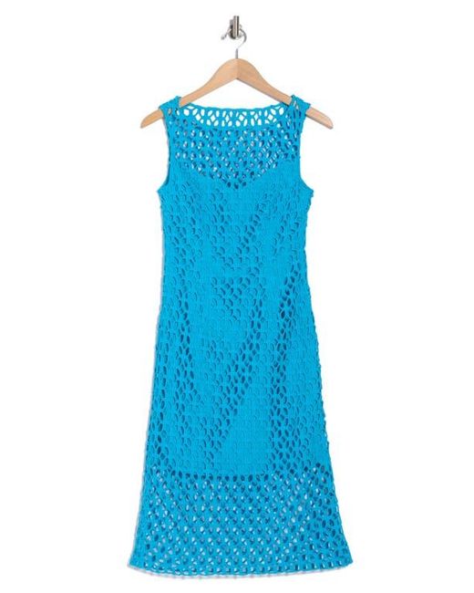 Trina Turk Eleanor Sleeveless Cutout Shift Dress in Blue | Lyst