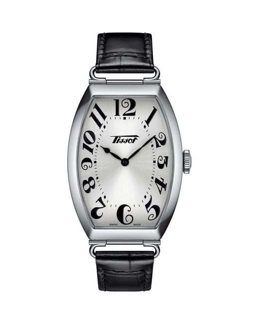 Tissot Heritage Porto Swiss Quartz Leather Strap Watch, 21Mm in ...