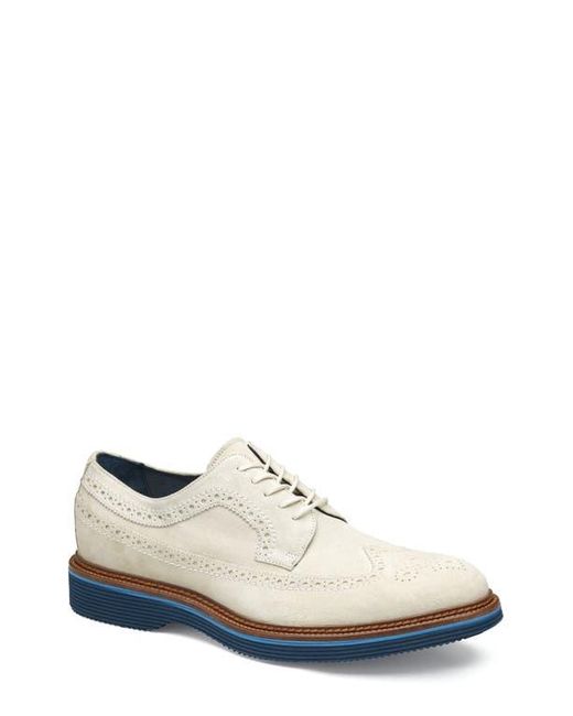 Johnston & Murphy Jenson Longwing Derby in White for Men | Lyst