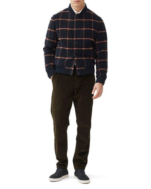 Rodd & Gunn X Gilbert Mclean Park Wool Blend Bomber Jacket in Black for ...