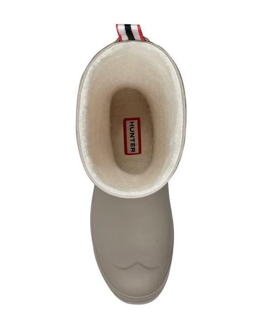 HUNTER Play Tall Insulated Waterproof Rain Boot in Brown | Lyst