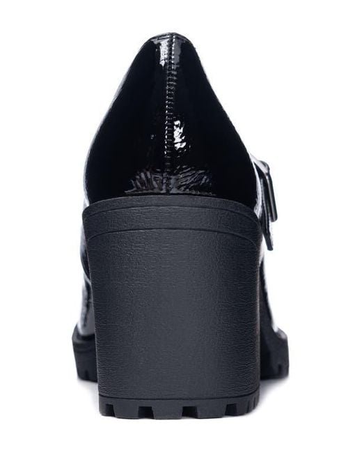 Dirty Laundry Lucky Lug Sole Mary Jane Pump in Black | Lyst