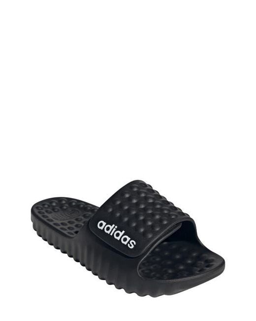 adidas Gender Inclusive Adissage Bubble 360 Rec Slide Sandal in Black ...
