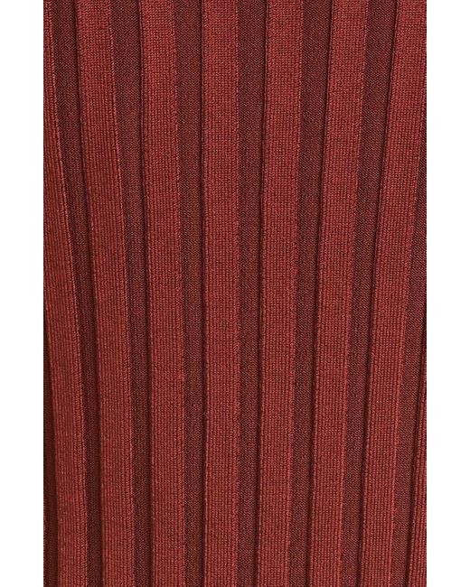 BOSS Fasanara Rib Tank in Red | Lyst