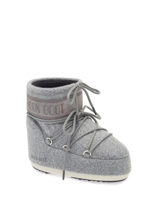 Moon Boot Icon Low Felt Boot in Gray | Lyst