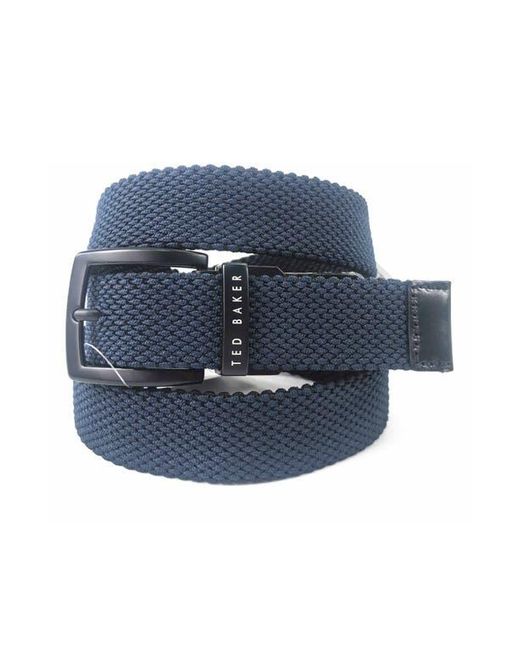 Ted Baker Reversible Web Stretch Belt in Blue for Men | Lyst