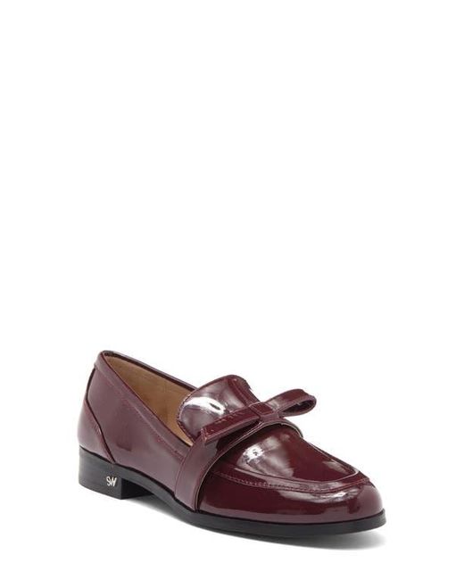 Stuart Weitzman Emma Bow Loafer in Red | Lyst