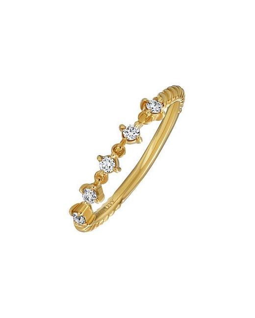 Bony Levy Aviva 18K Diamond Stackable Ring in Metallic | Lyst