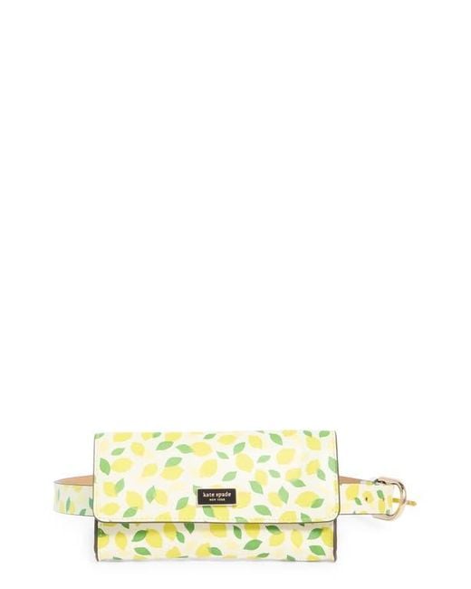 Kate Spade Lemon Toss Belt Bag in Metallic | Lyst