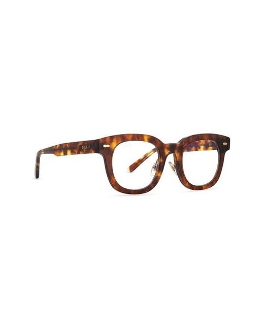 DIFF Summer 50Mm Square Optical Glasses in Brown | Lyst