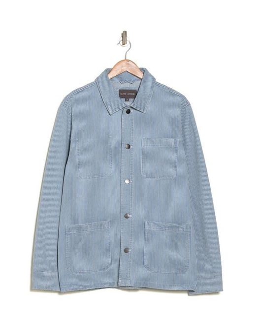 Slate & Stone Cotton Twill Chore Jacket in Blue for Men | Lyst