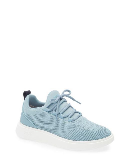 BOSS Bulton Knit Running Shoe in Blue for Men | Lyst