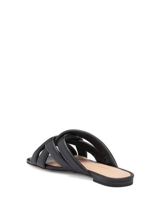 Stuart Weitzman Crossover Slide Sandal in Black | Lyst