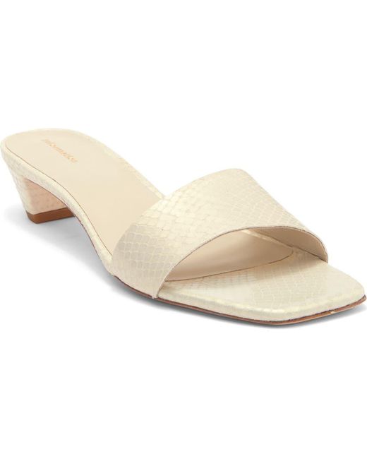 Reformation Christina Slide Sandal in White | Lyst