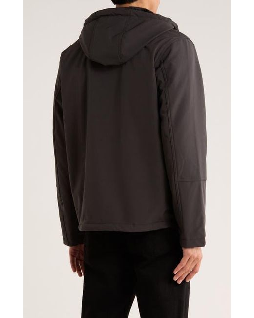 Hawke & Co. Waterproof Faux Shearling Lined Softshell Down Jacket in ...