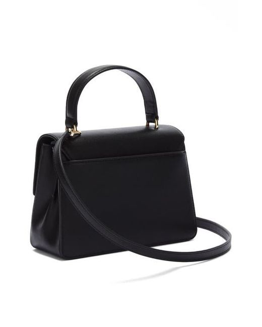 Furla Venere Mini Top Handle Leather Satchel in Black | Lyst