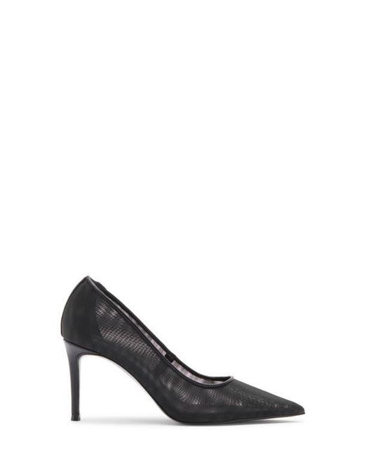 Steve Madden Nicoletta Mesh Pointed Toe Pump in Black | Lyst