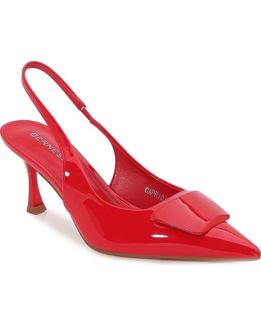 BERNESS Capri Slingback Pump in Red | Lyst