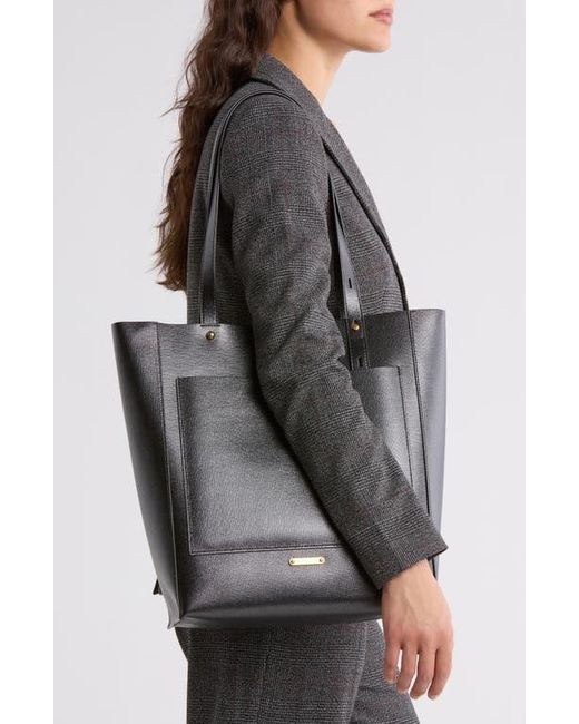 Rebecca Minkoff Stevie North South Tote in Black | Lyst