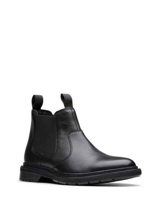 Clarks Burchill Up Chelsea Boot in Black for Men | Lyst