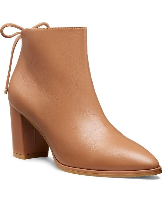 Stuart Weitzman Gardiner Block Heel Boot in Brown | Lyst