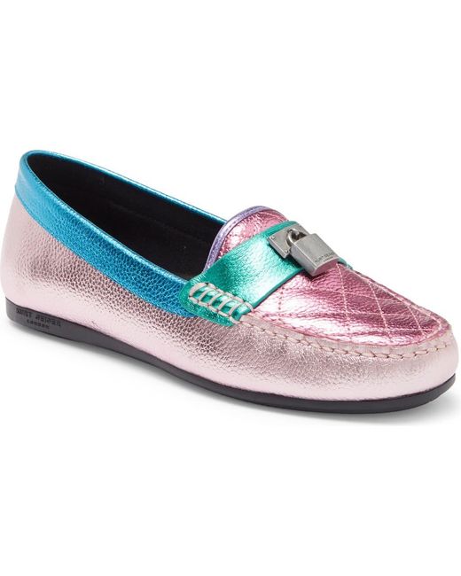 Kurt Geiger Brixton Moc Loafer in Blue | Lyst
