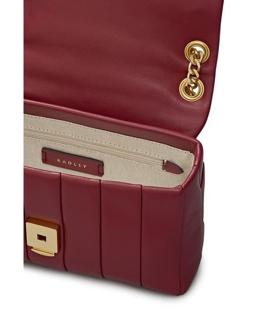 Radley Burton Way Mini Quilted Crossbody Bag in Red | Lyst