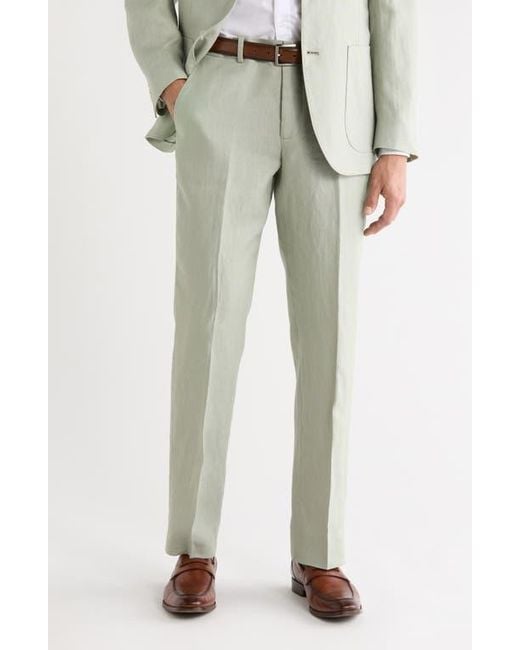 Nordstrom Rack Trim Fit Linen Suit Separates Dress Pants for Men | Lyst