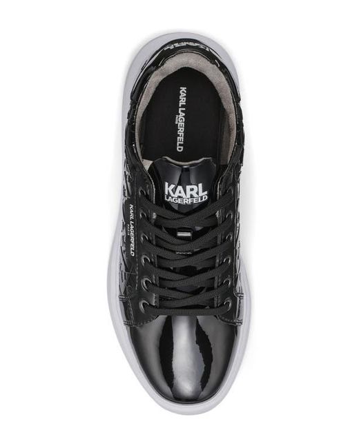 Karl Lagerfeld Karl Profile Low Top Sneaker in Black for Men | Lyst