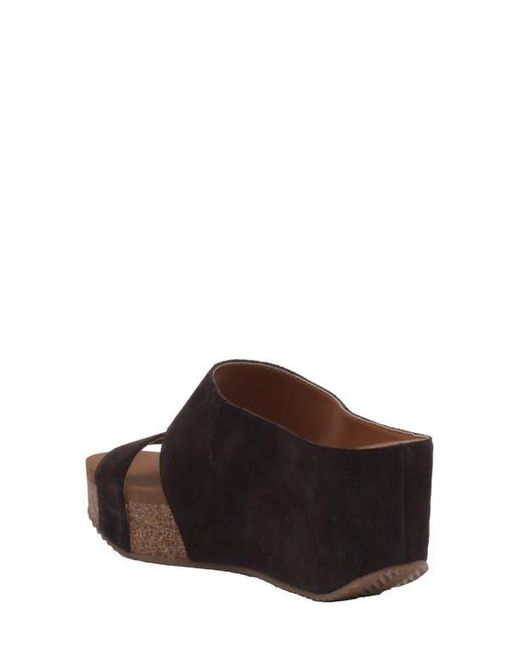 Volatile Remini Platform Wedge Slide Sandal in Brown | Lyst