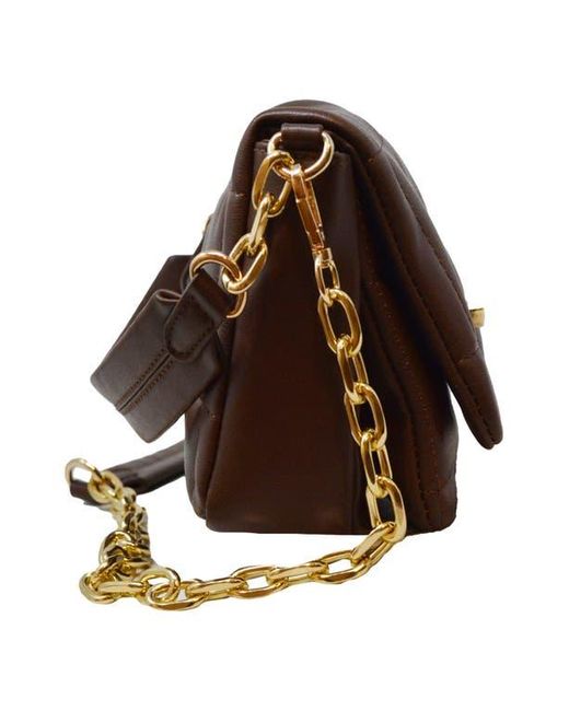 Bebe Veronica Convertible Shoulder Bag in Brown | Lyst
