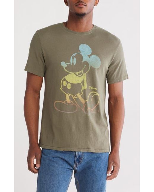 Junk Food Mickey Graphic T-Shirt in Green for Men | Lyst