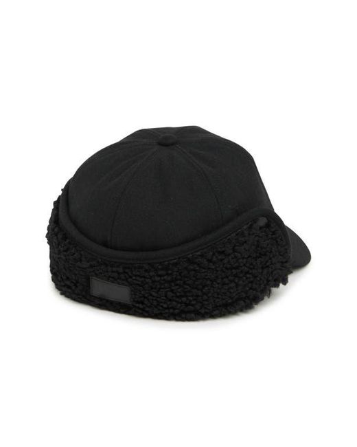 UGG Wool & Faux Shearling Trapper Hat in Black for Men | Lyst