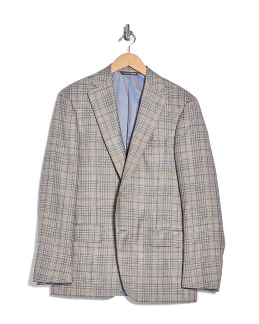 Heritage Gold Plaid Wool Blend Sport Coat in Gray for Men | Lyst