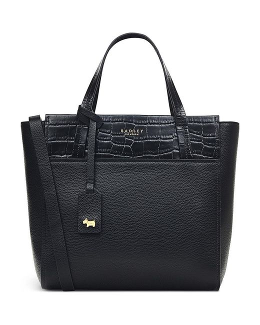 Radley Downtown Small Satchel Bag in Black | Lyst