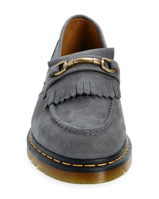 Dr. Martens Adrian Snaffle Kiltie Fringe Bit Loafer in Gray for Men | Lyst