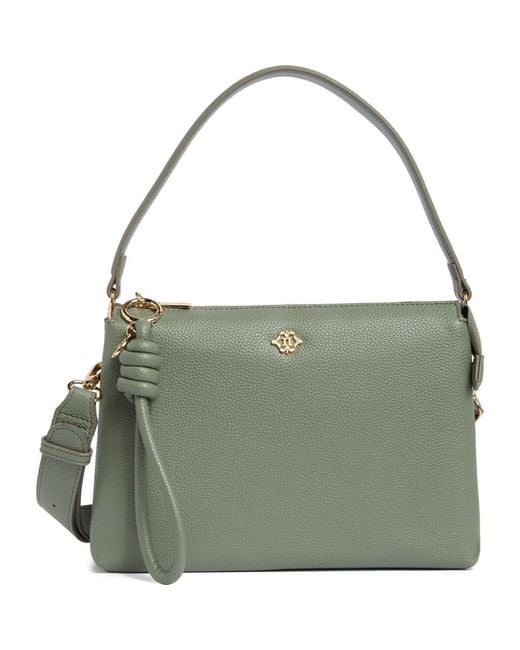 Nanette Lepore Alyce Triple Section Crossbody Bag in Green | Lyst