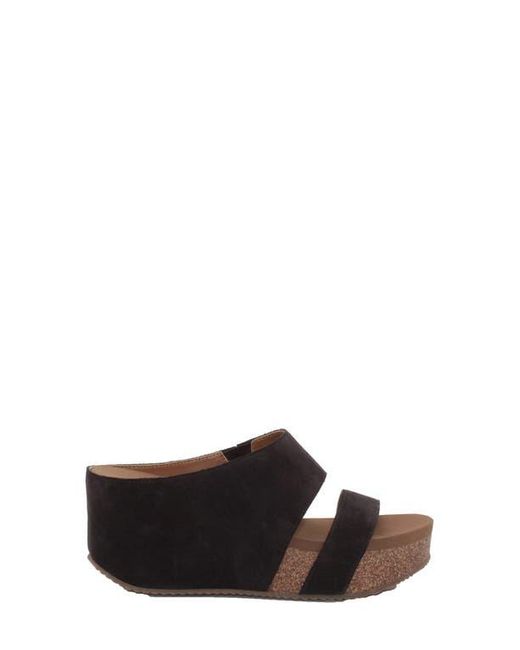 Volatile Remini Platform Wedge Slide Sandal in Brown | Lyst