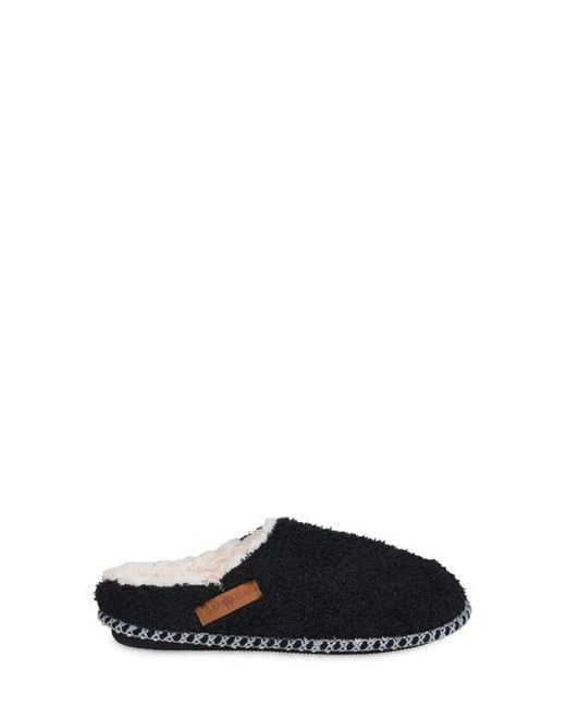 GAAHUU Cozee Faux Shearling Lined Slipper in Black | Lyst