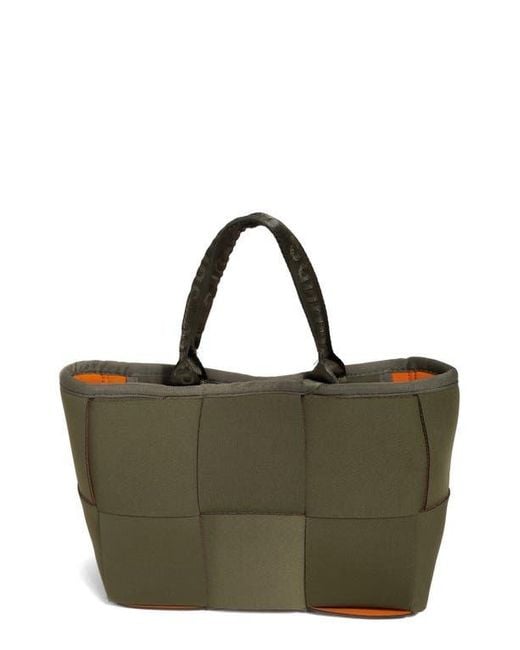 Pop Ups Brand Water Resistant Woven Neoprene Mini Tote Bag in Green | Lyst