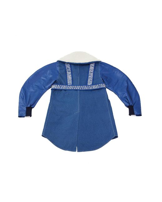 Atomic Denim Trench Coat in Blue | Lyst