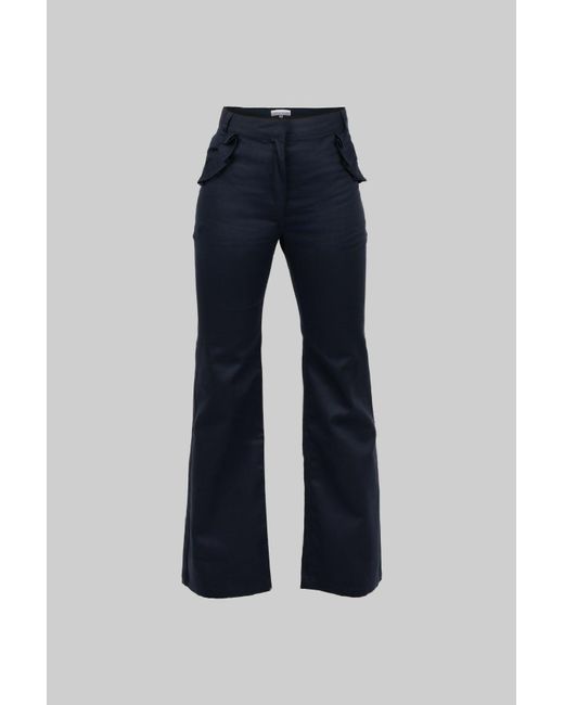 GUILLAUME ALEXANDRE Rina Pants in Blue | Lyst