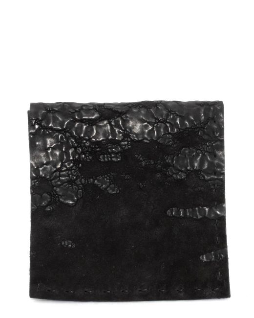 atelier skn Waxed Culatta Bifold Wallet in Black | Lyst