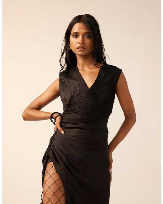 Roka Sultry Shadow Gown in Natural | Lyst